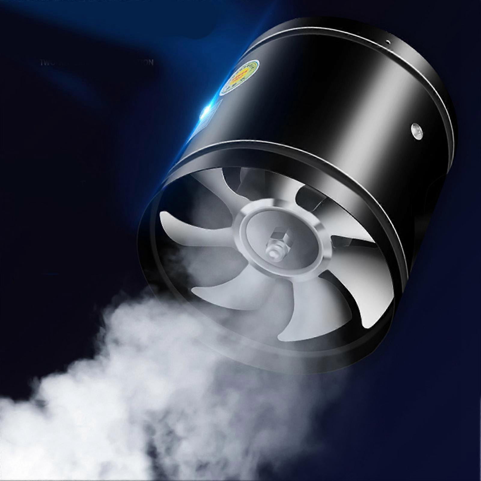 Duct Fan Powerful Ventilation High Speed Copper Wire Motor Metal Round ...