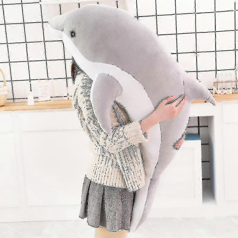 1pc 30-160cm Huge Stuffed Dolphin Blue Pink Plush Toy Sea Ocean Aquatic ...