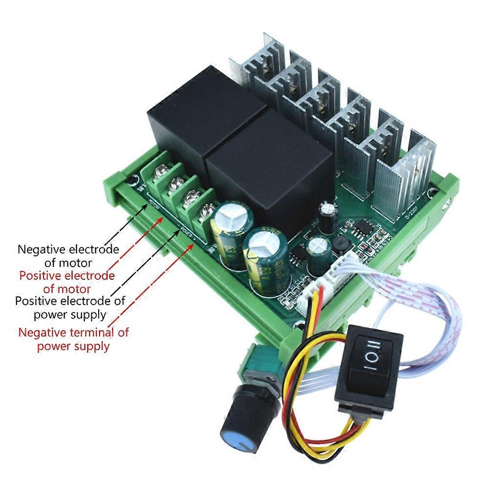 DC Motor Controller 12V 24V 36V High Power Drive Module Adjustable ...