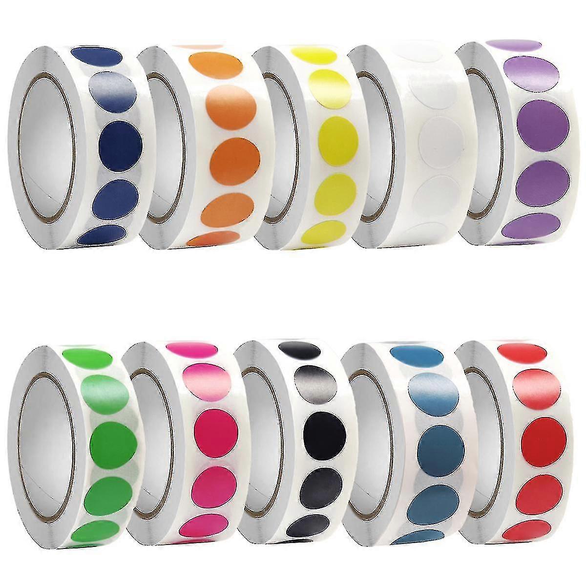 Red Dot Stickers 1000 Sheets Per Roll Suitable For Offices Warehouses ...