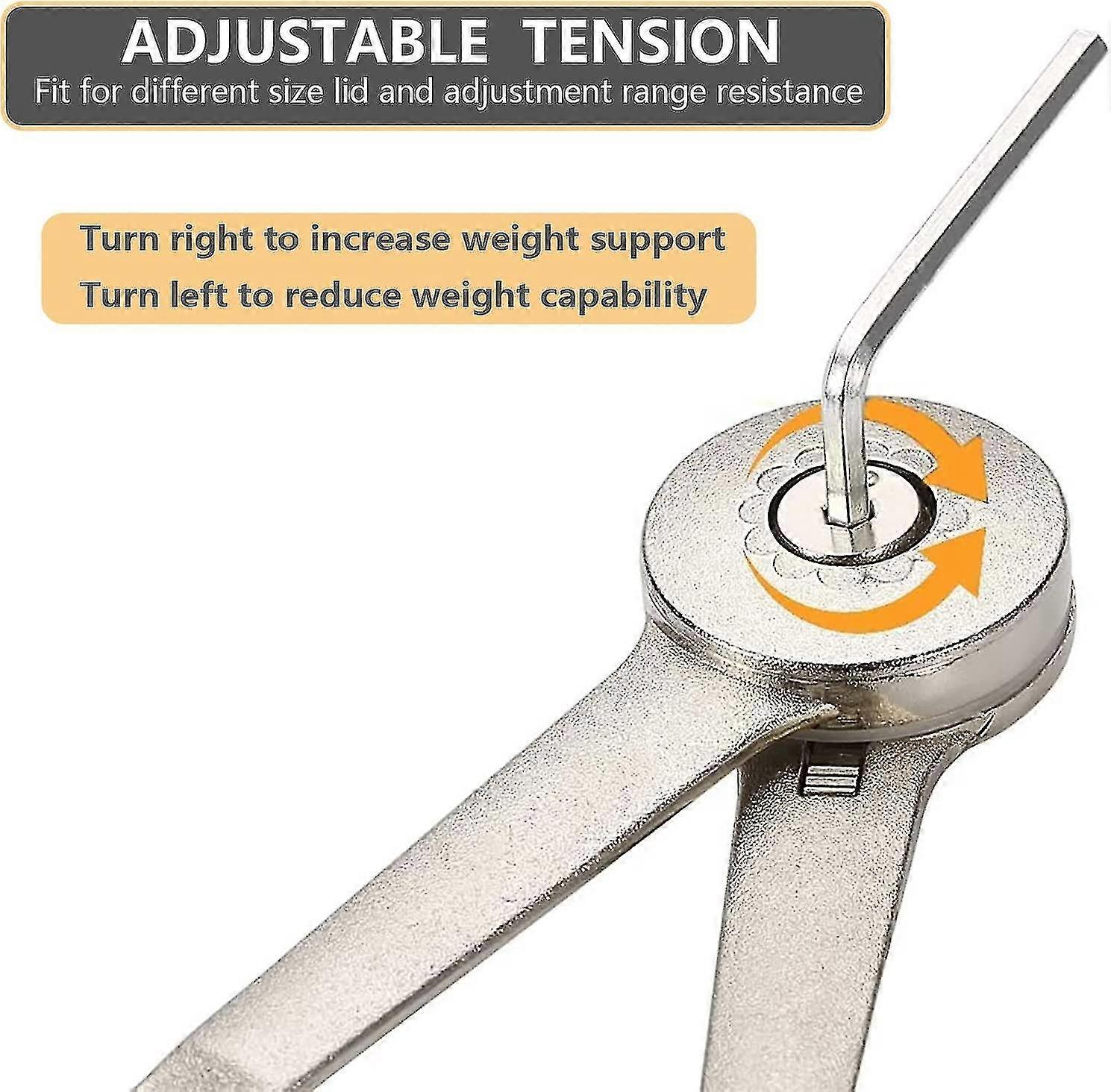 2pcs Cabinet Cupboard Furniture Door Lift Support Standard Hinge Strong ...