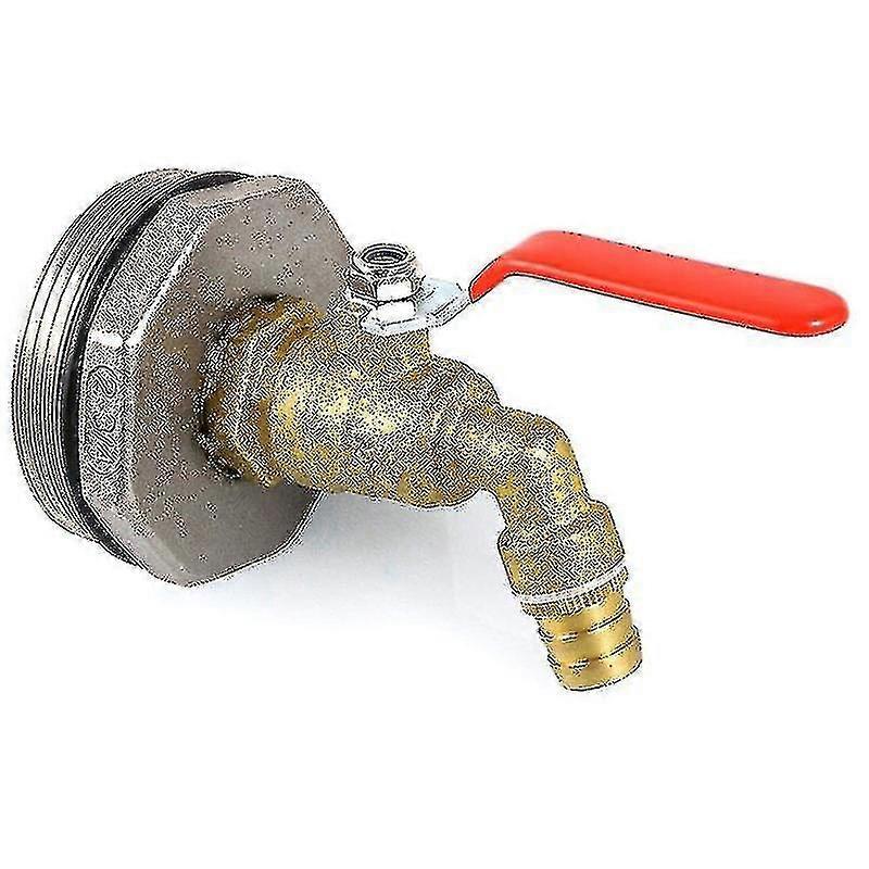 2 Inch Drum Faucet Brass Barrel Faucet With Epdm Gasket For 55 Gallon ...
