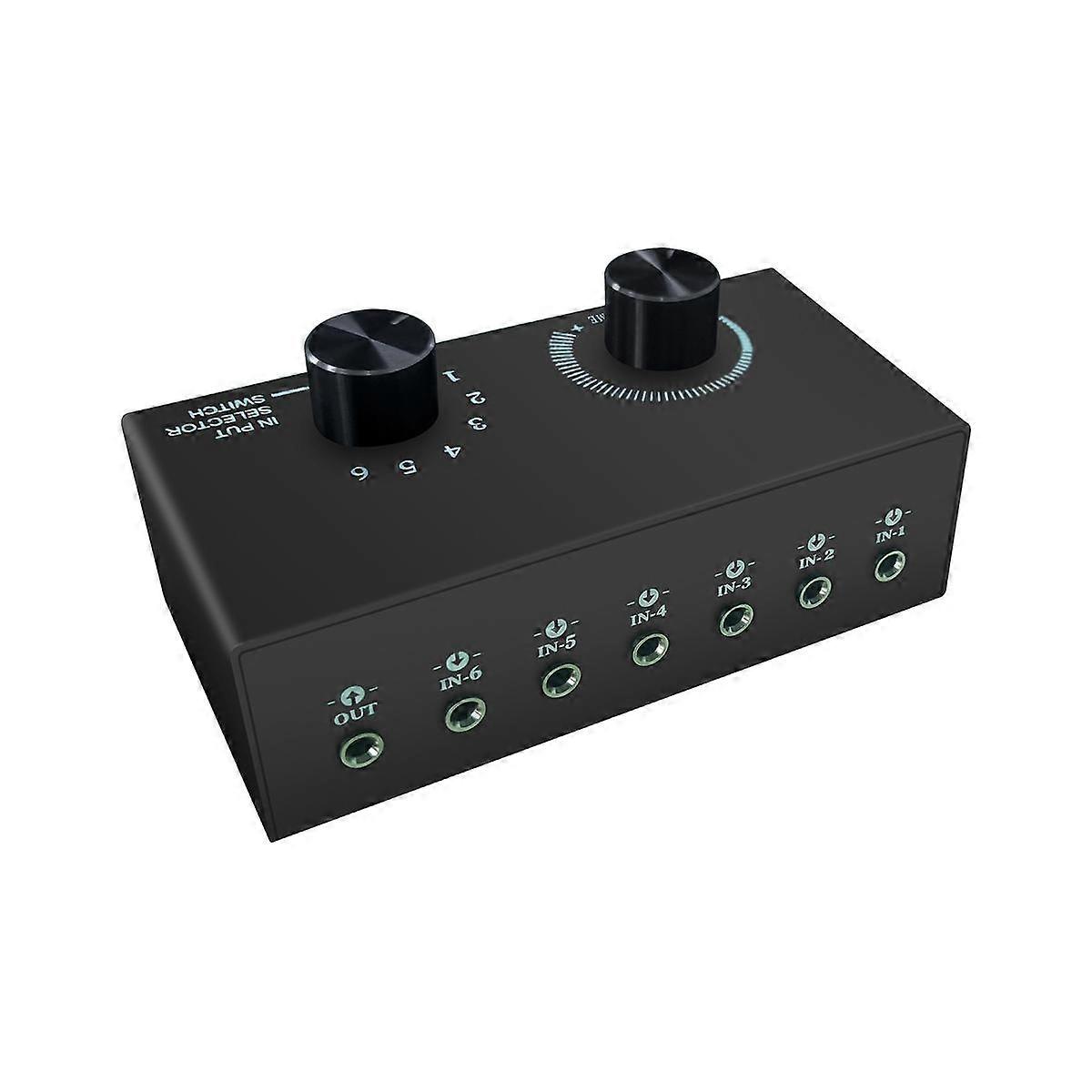 3.5Mm Headphone Amplifier Stereo Audio Switch 6 in 1 Out Headphone ...