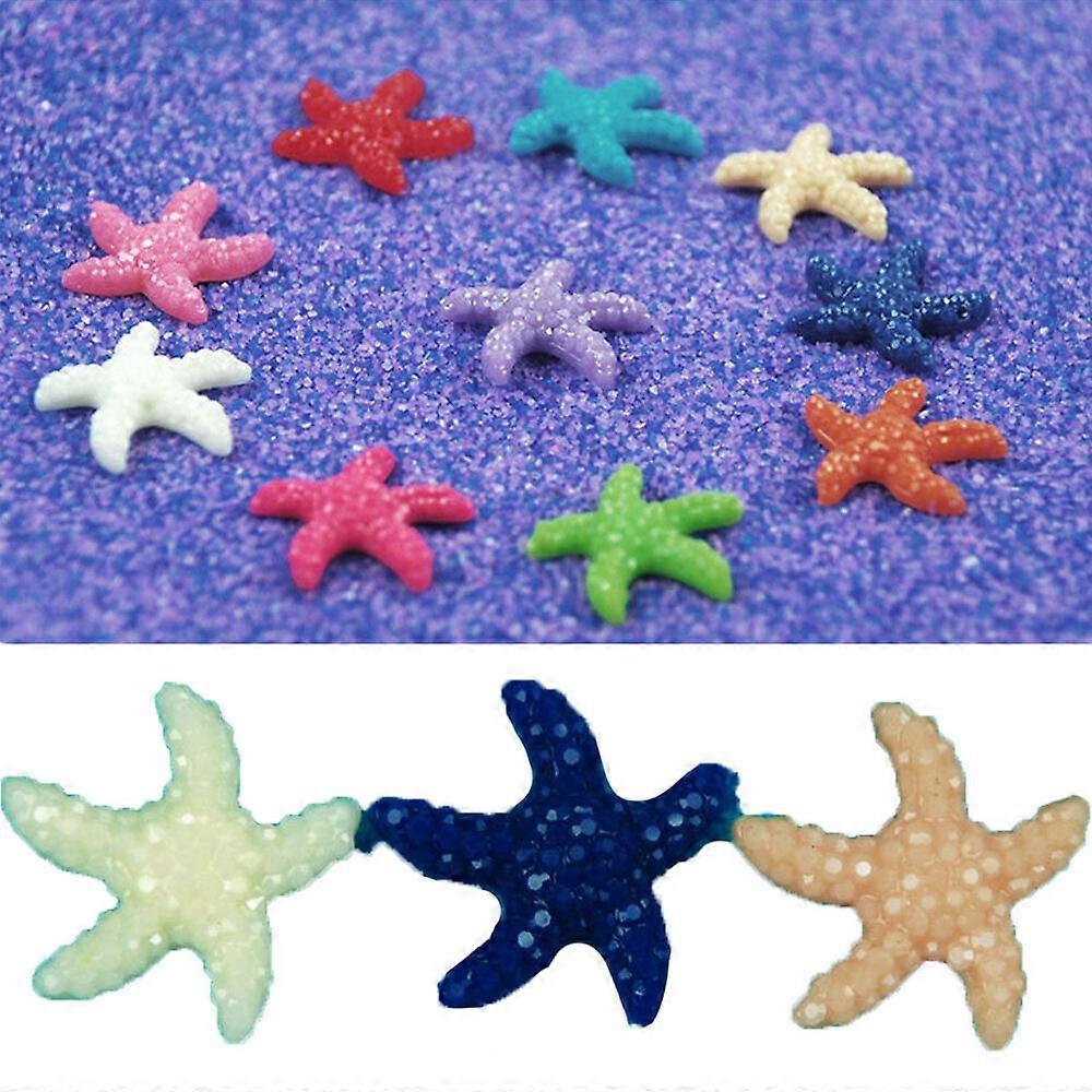 Mini Resin Cute Multicolor Miniature Starfish Fish Tank Aquarium ...