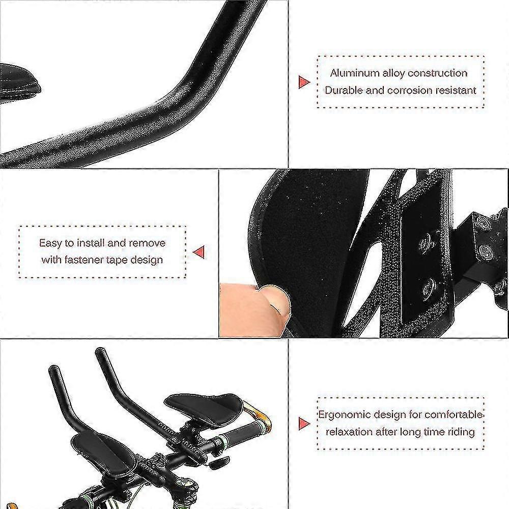 Bike Rest Handlebar Cycling Aero Bar Bicycle Relaxation Handle Bar ...