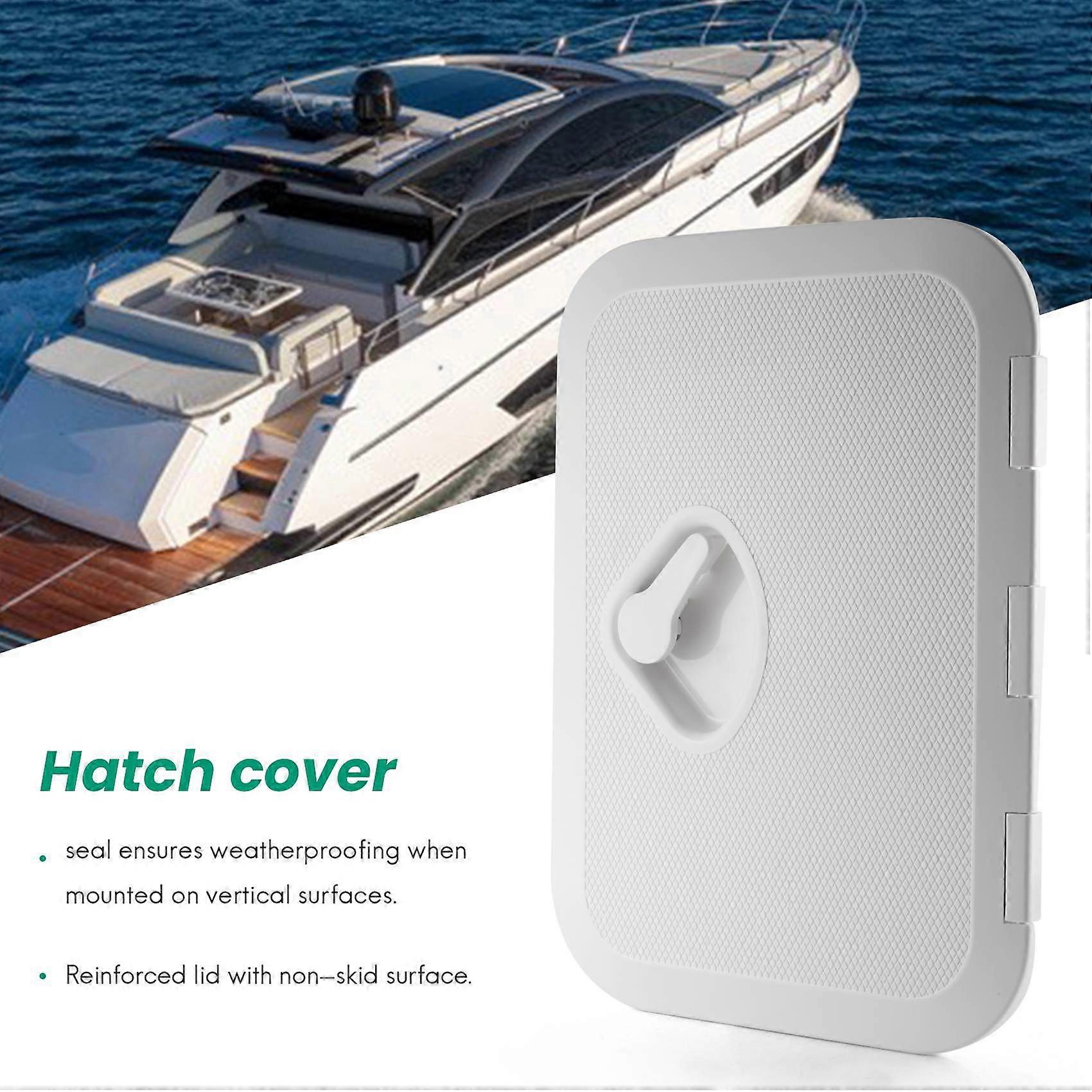 270 x 375Mm Plastic Anti Aging Ultraviolet White Deck Marine Hatch Deck ...