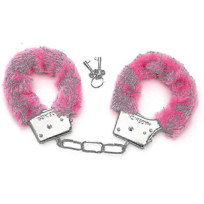 Metal Handcuffs With 2 Keys For Cosplay Police Role-play Toy | Fruugo UK