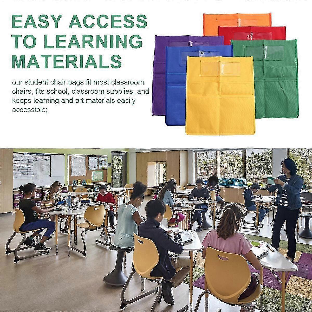 Classroom Chair Pockets, Chair Pocket Charts, Chart Pockets, Chair ...
