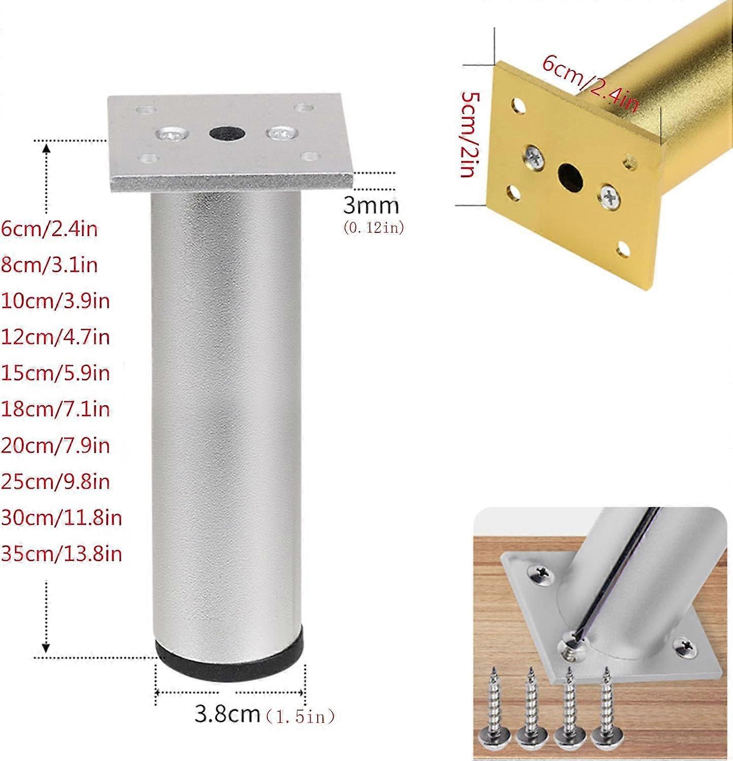 Metal Furniture Feet, Furniture Legs, Round Sofa Feet, Aluminium Alloy ...