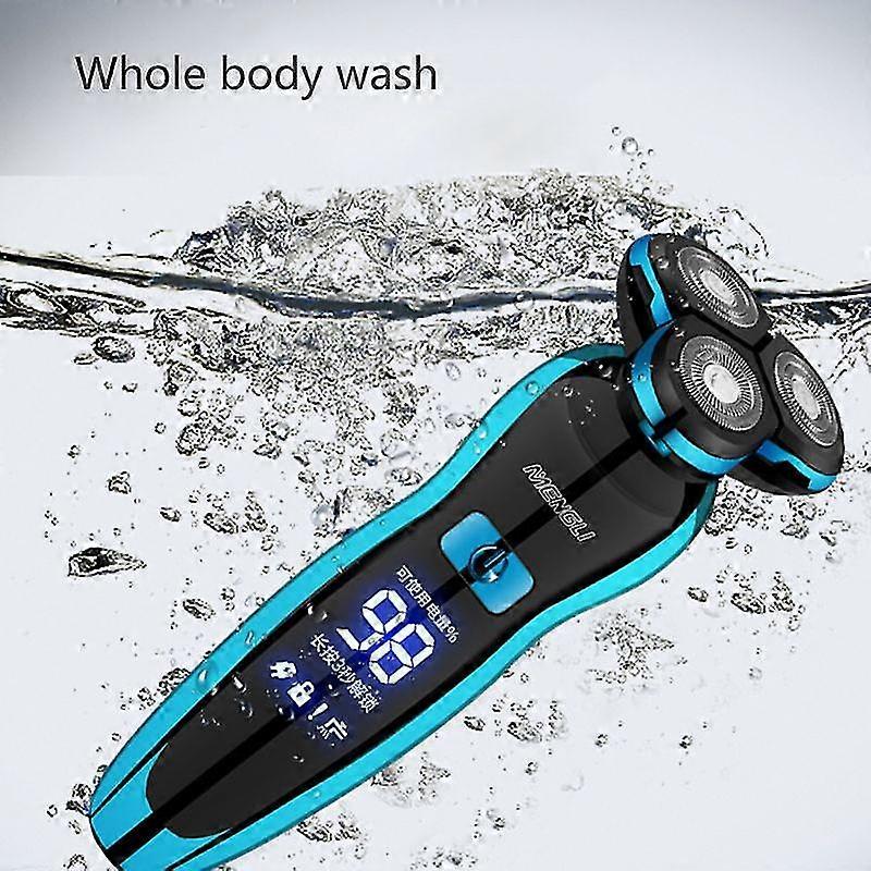 Electric Razor Shaver Rechargeable Shaving Machine For Men Beard Wet ...