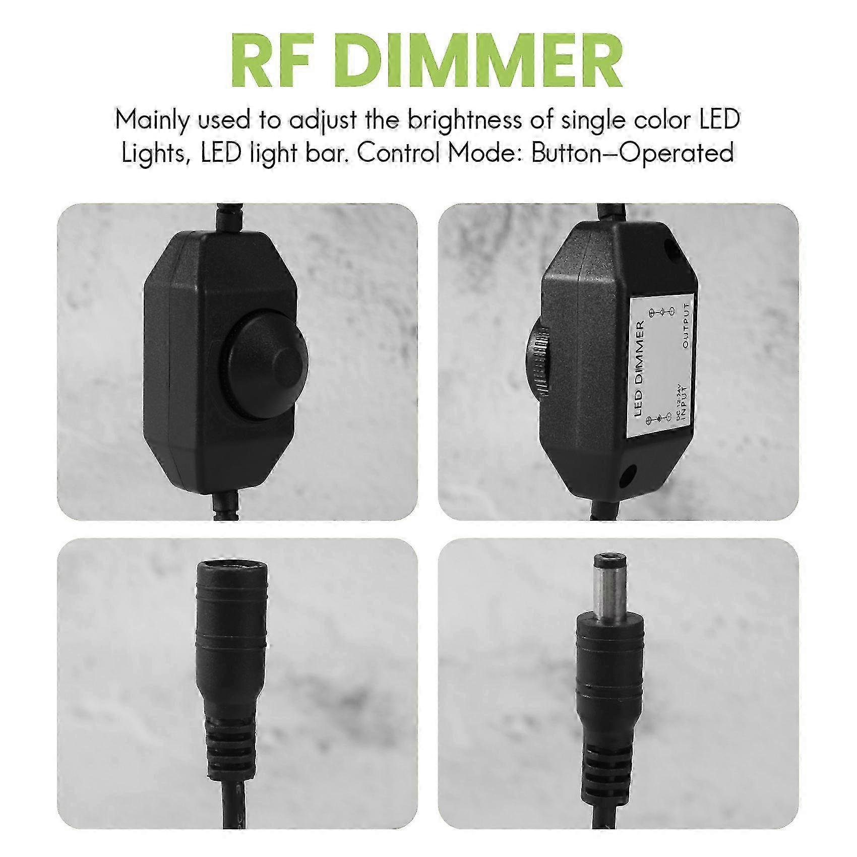 12V / 24V 6A LED Dimmer Controller Adjust brightness for easy Color ...