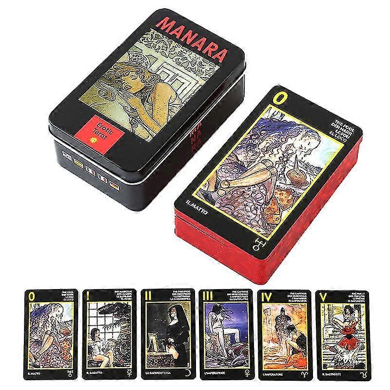 Iron Box Manara Oracle Card Tarot Fate Divination Deck Party Board Game ...