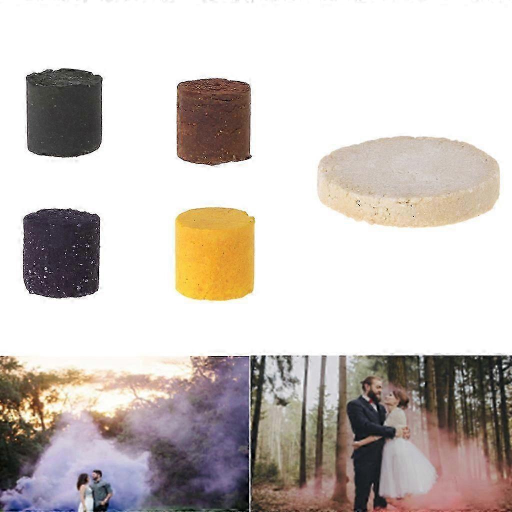 Smoke Cake White Smoke Effect Show Round Bomb Stage Photography Aid Toy ...