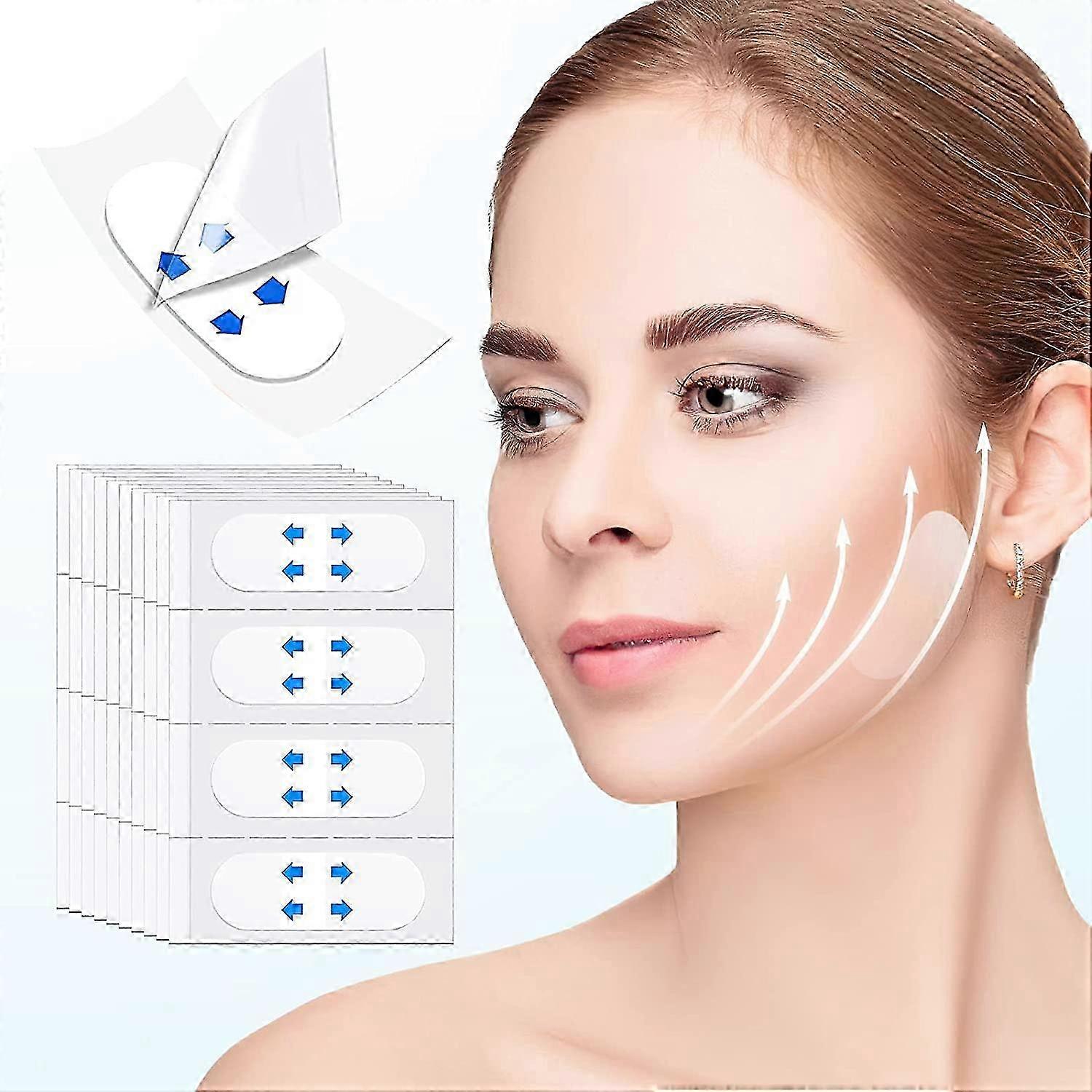 40PCS Face Lift Tape Wrinkle Patches-Face Tape Lifting Invisible ...