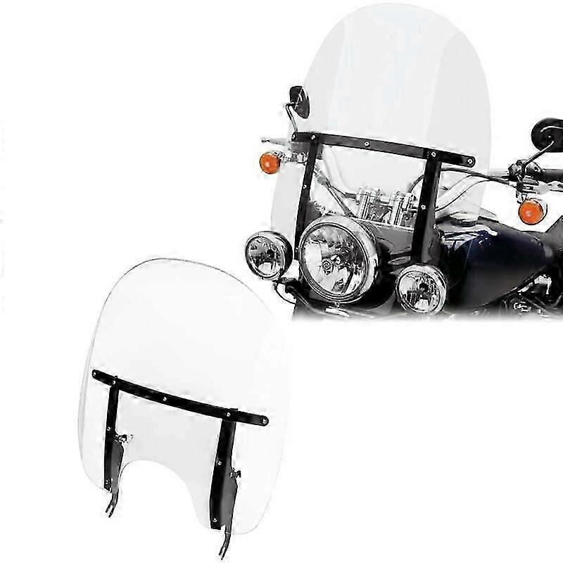 Motorcycle Windscreen Windshield For Harley Softail Slim Fat Boy Lo ...