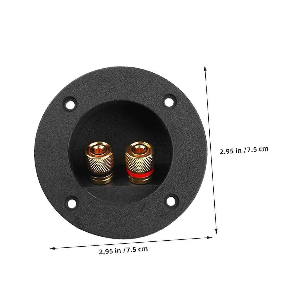 Speaker Box Terminal Cup Audio Connector Plate with Gold Plated Binding ...