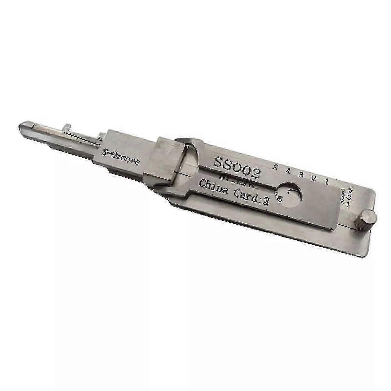 2-in-1 Lishi Lock Pick Tool - For SC1/SC4/KW1/KW5/AM5/MS2 & More ...