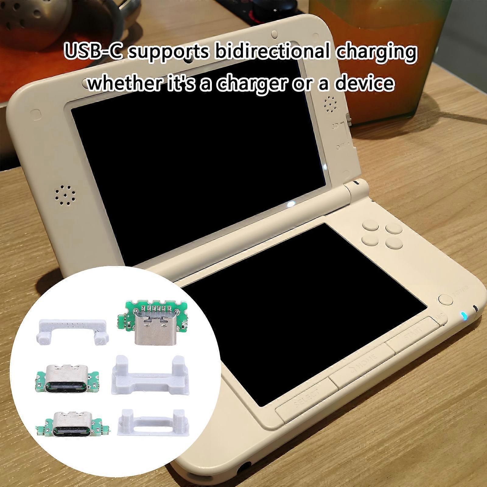 USB C Modification Kit For 3DS/3DS XL Ensuring Quick Charging And ...