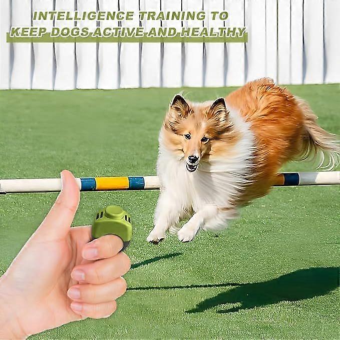 Dog Clicker,Pet Training Finger Ring Clicker, Finger Ring Rattle for ...
