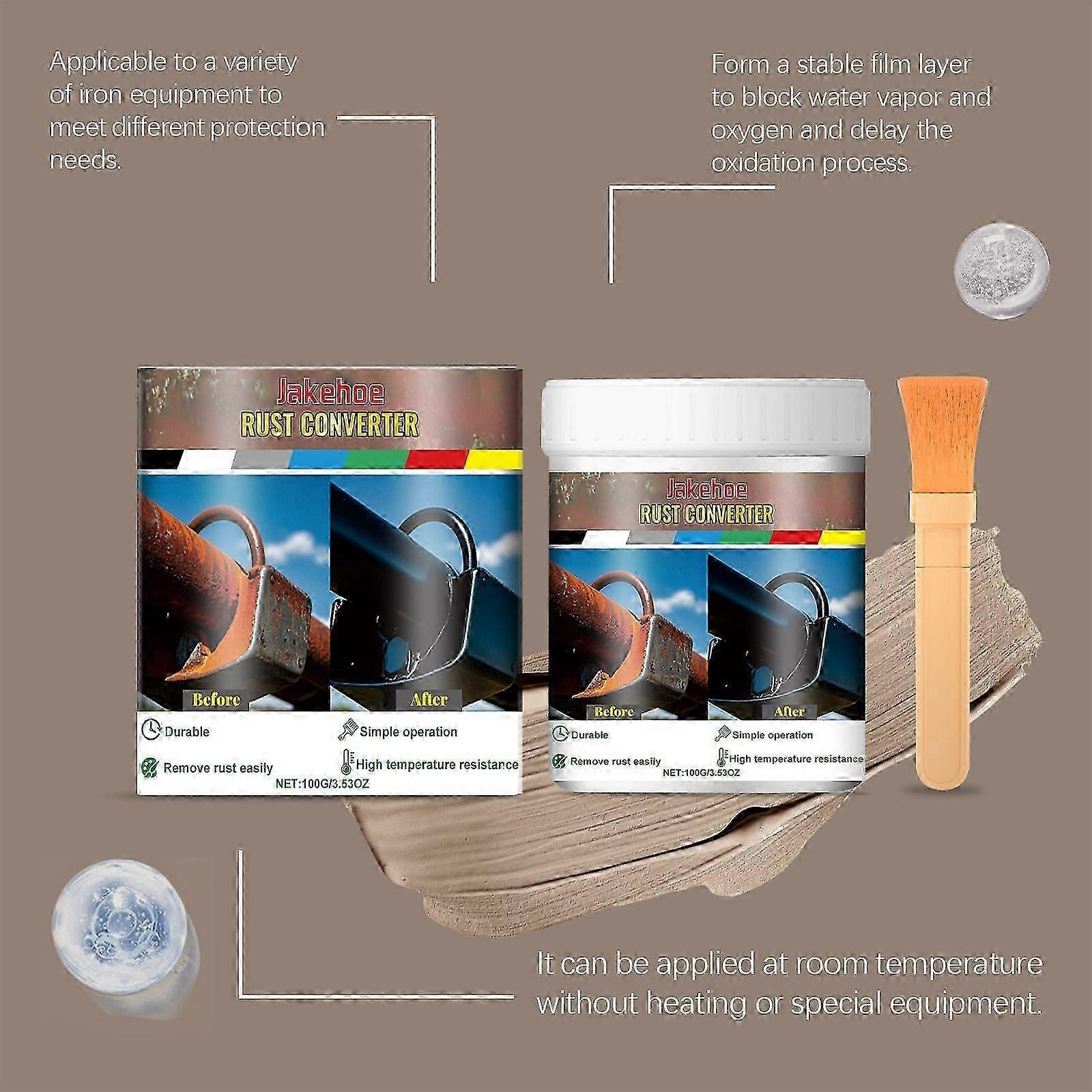 Anti-Rust Conversion Paint - Easy, Fast Drying Metal Rust Remover ...