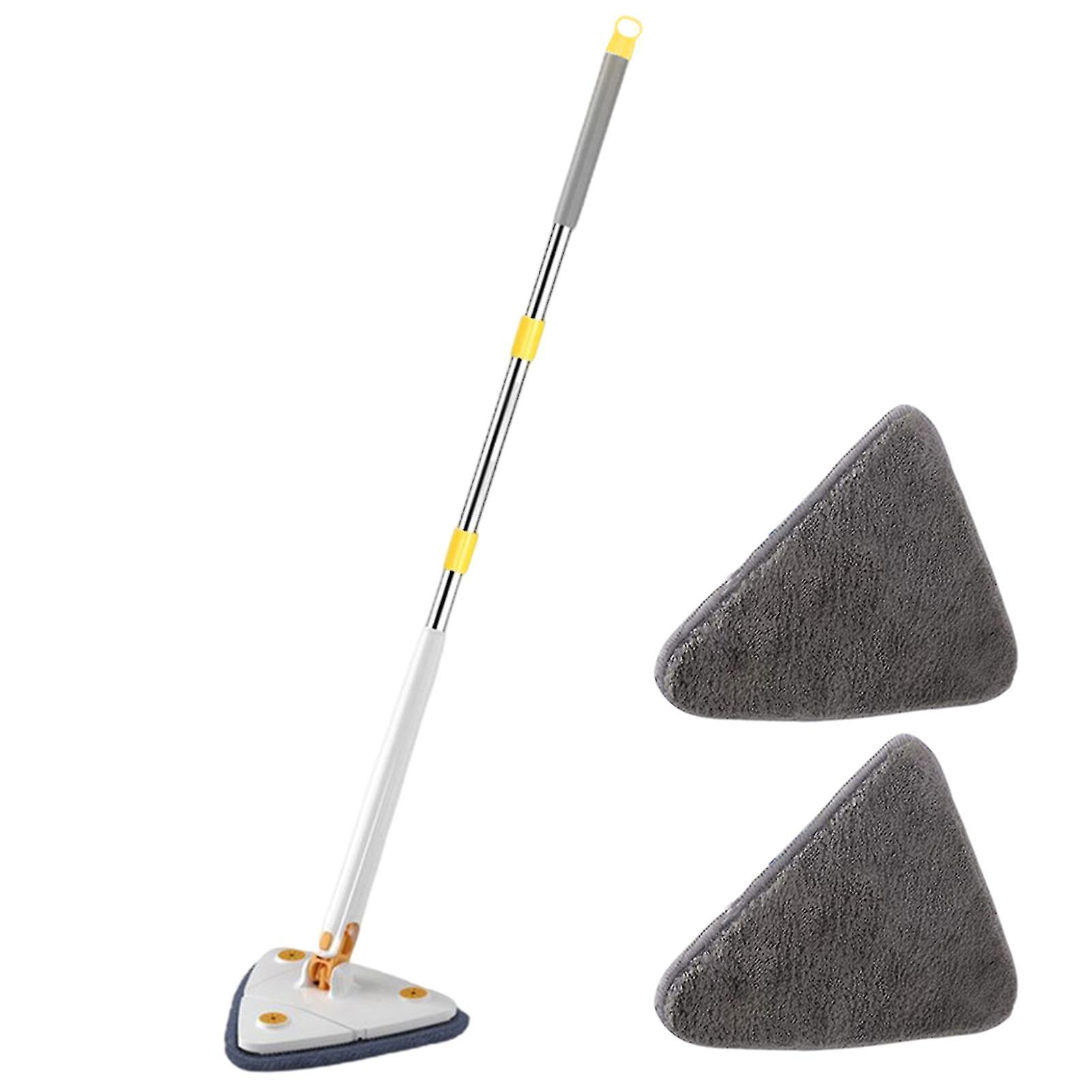360 Rotatable Adjustable Cleaning Mop Wet & Dry Dual Use Triangle Free ...