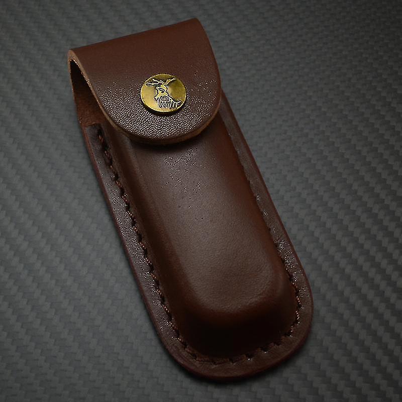 1piece Brown Sheath For Folding Knife Sheath Holster Real Leather Knife ...