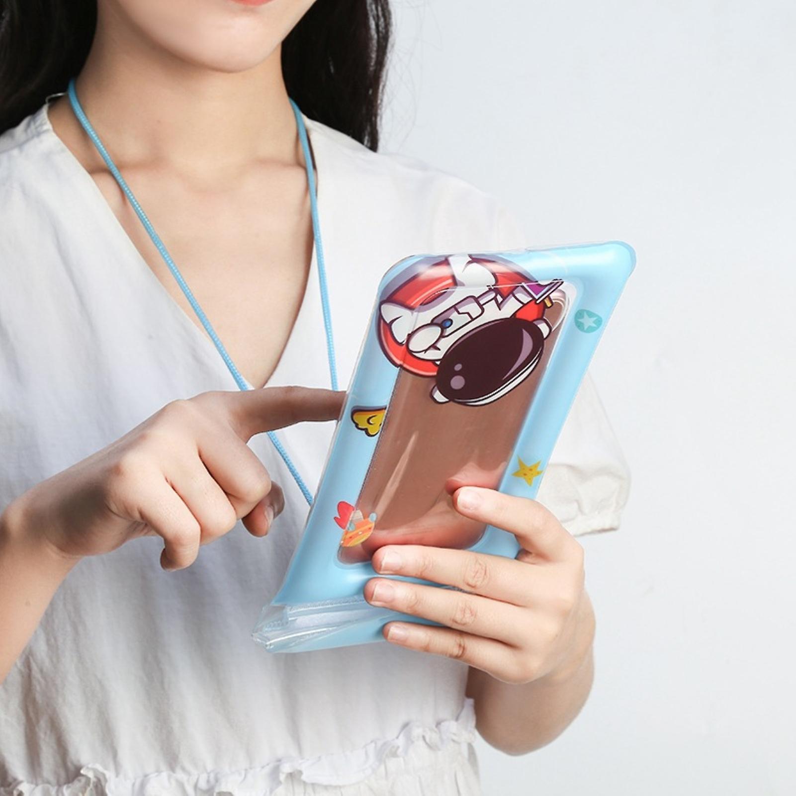 Waterproof Phone Case Inflatable Sensitive Touch Screen Universal Cute ...