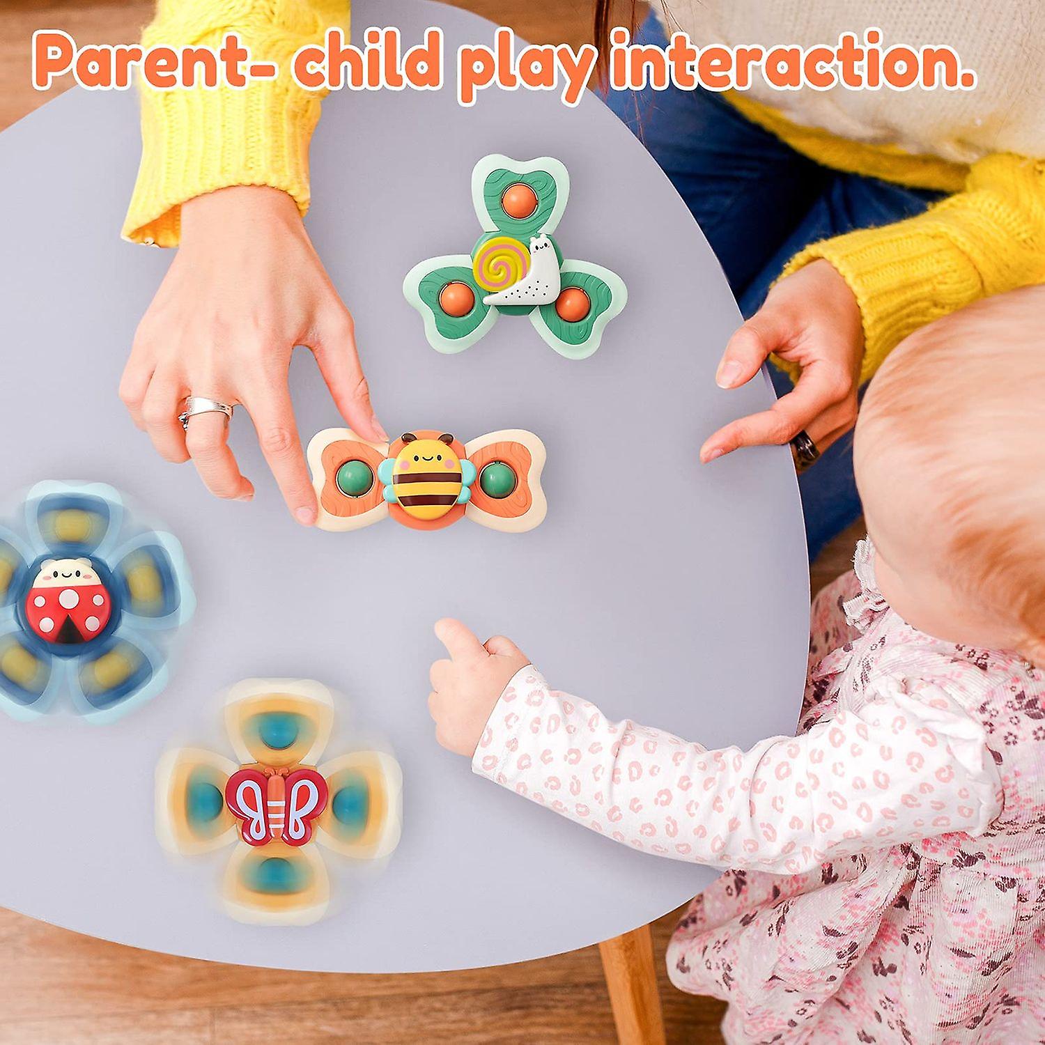 Suction Spinner Toys for Babies, Window Suction Toys for Baby High ...
