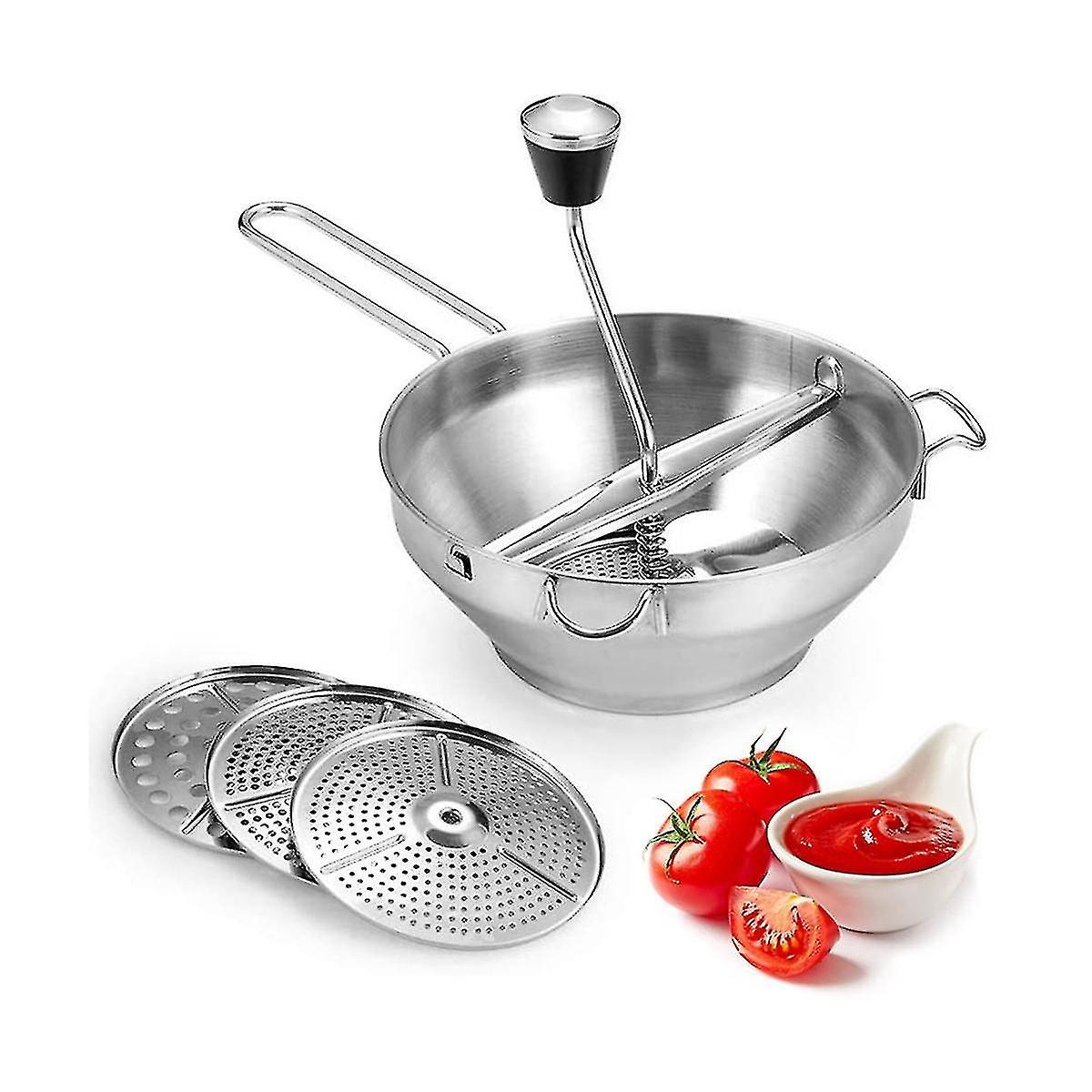 Potato Masher Stainless Steel Vegetable Fruits Puree Pressing Tool ...