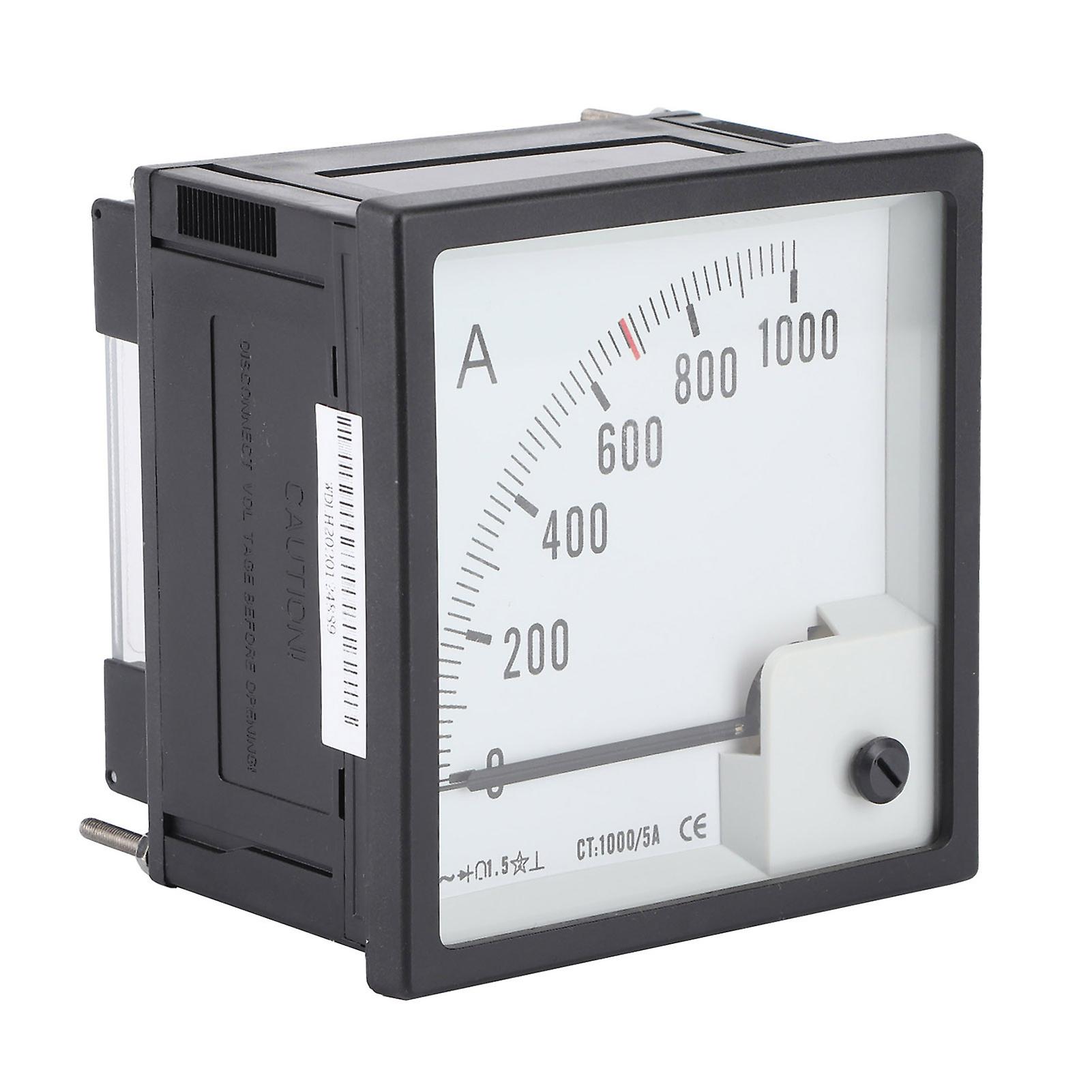 Ammeter,Pointer Needle Ammeter 0-1000A AMP Gauge Pointer Ammeter Ultra ...