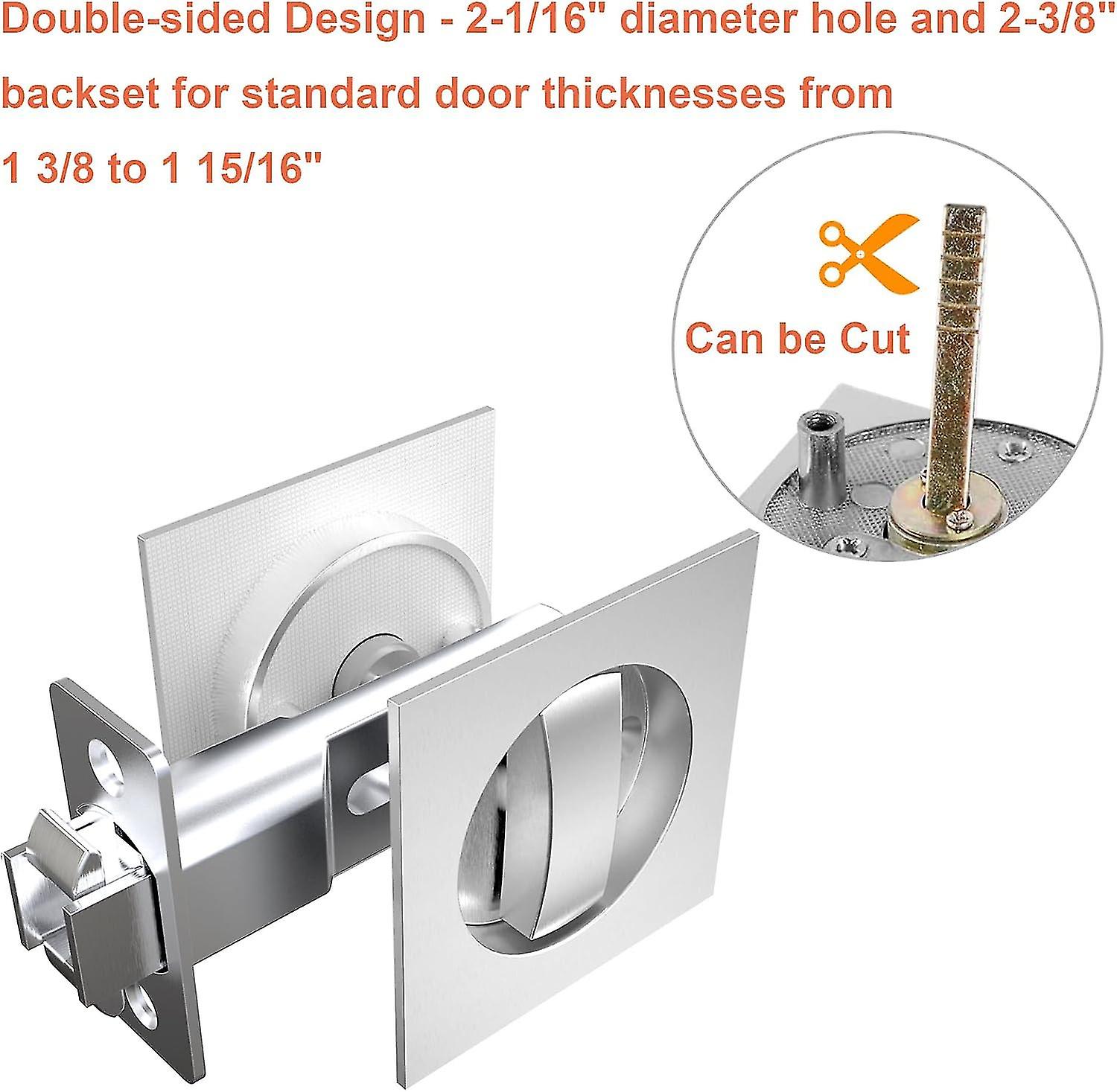 Sliding Door Lock Pocket Door Lock Invisible Recessed Mortise Lock ...