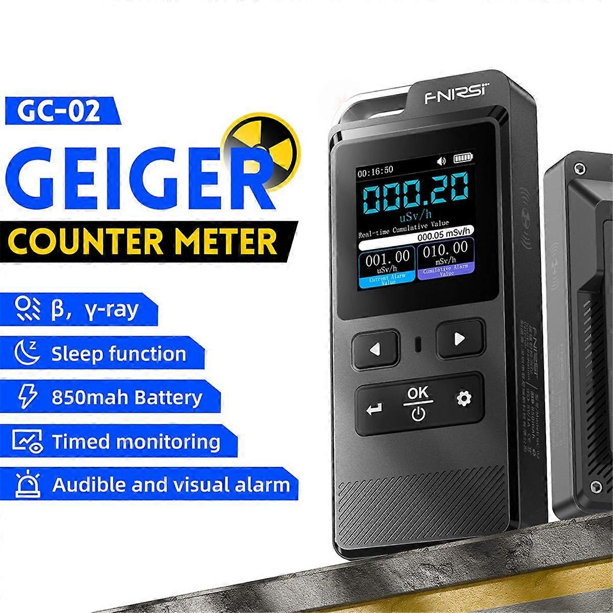 -02 Geiger Counter Nuclear Radiation Detector Personal Dosimeter X-Ray ...