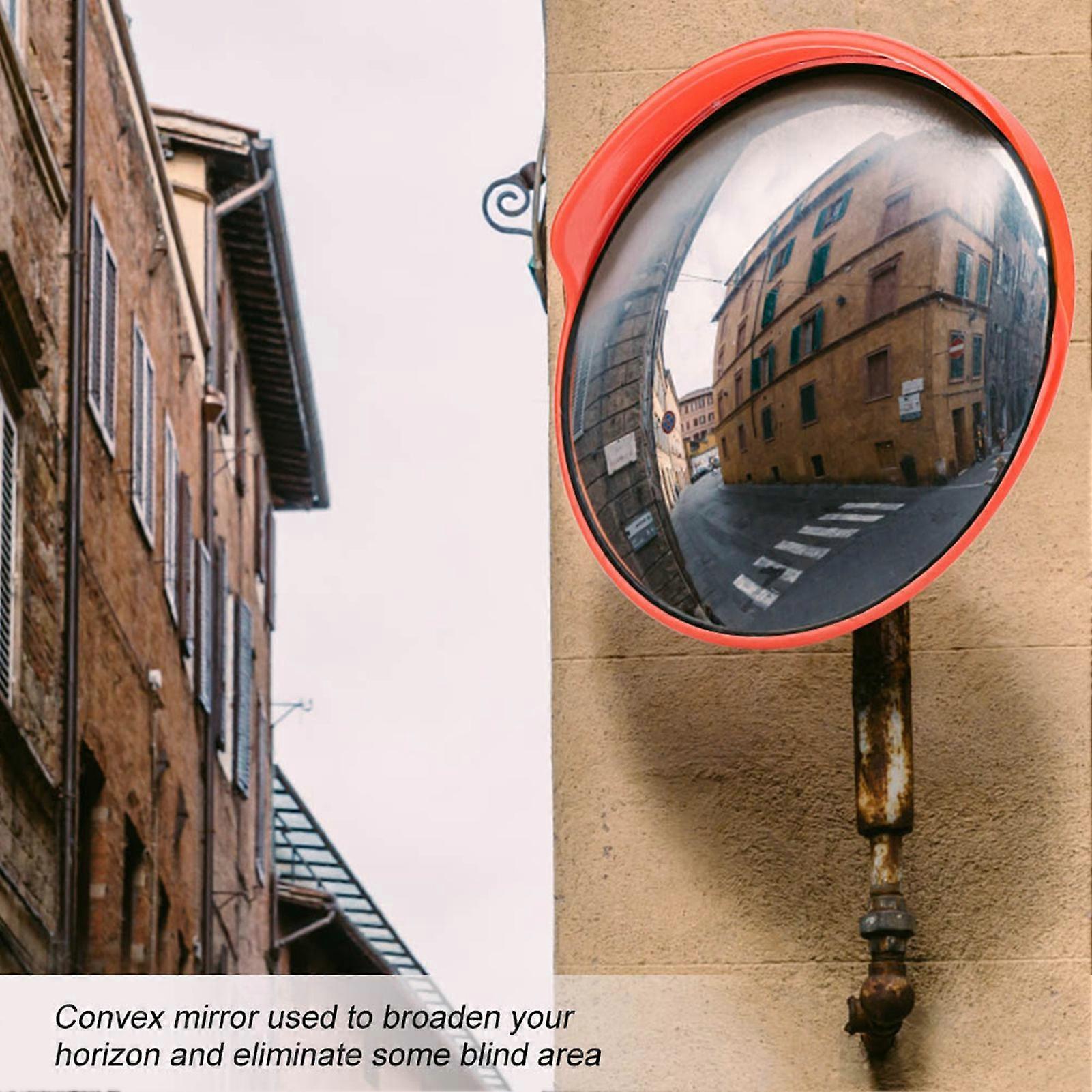 30cm Wide Angle Driveway Road Safety Convex Traffic Mirror with ...