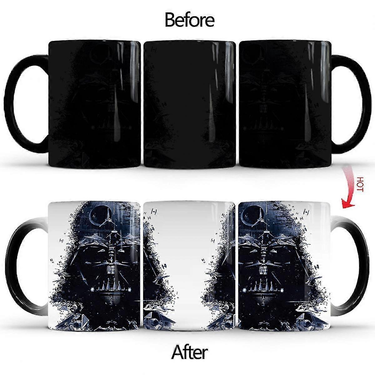 Star Wars Inspired Darth Vader Coffee Mug, Heat Sensitive Color ...