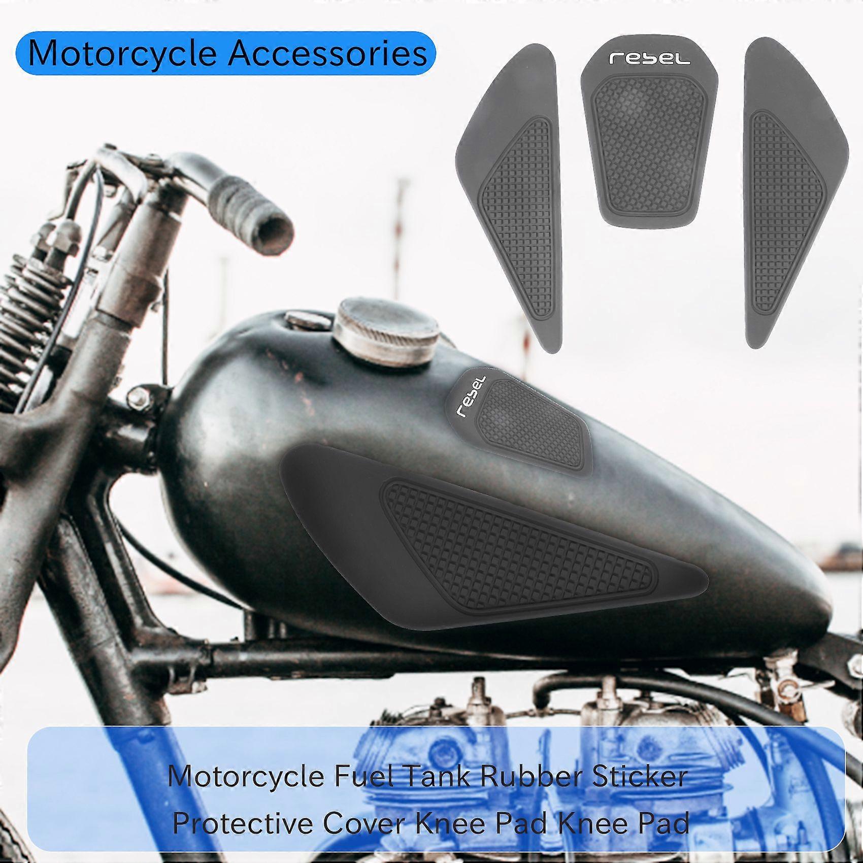 Motorcycle Tank Rubber Sticker Protector Sheath Knee Tank Pad for ...