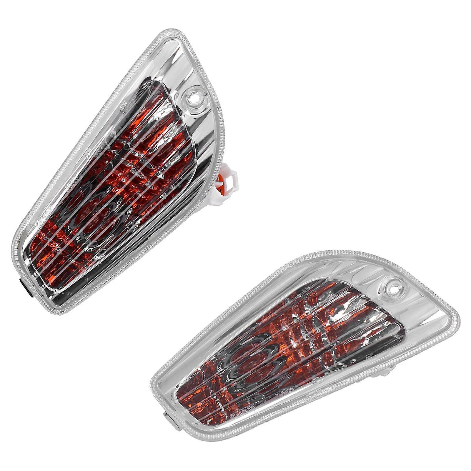 Pair Front Turn Signal Light Plastic 204360F Fit for Piaggio Vespa lx ...