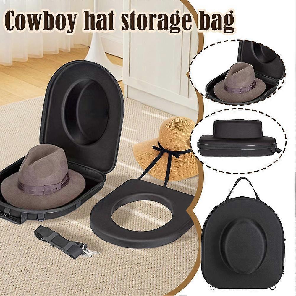 Hat Storage Bag for Travel Fedora Case Cowboy Hats/ Bucker Universal ...