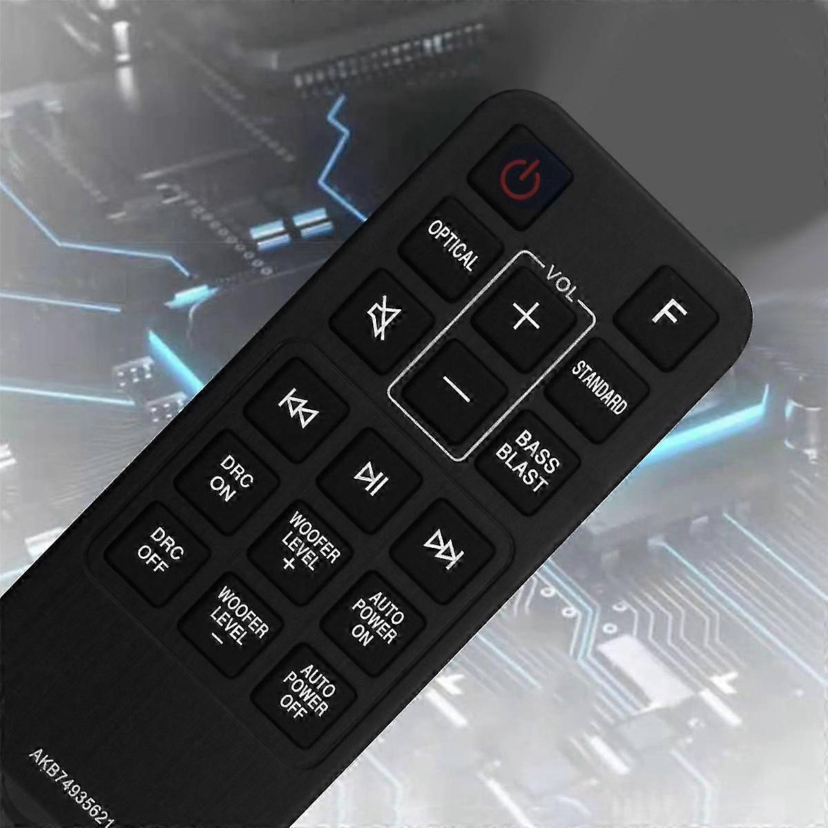 AKB74935621 Remote Control Replacement for LG Sound Bar SJ2 Series ...