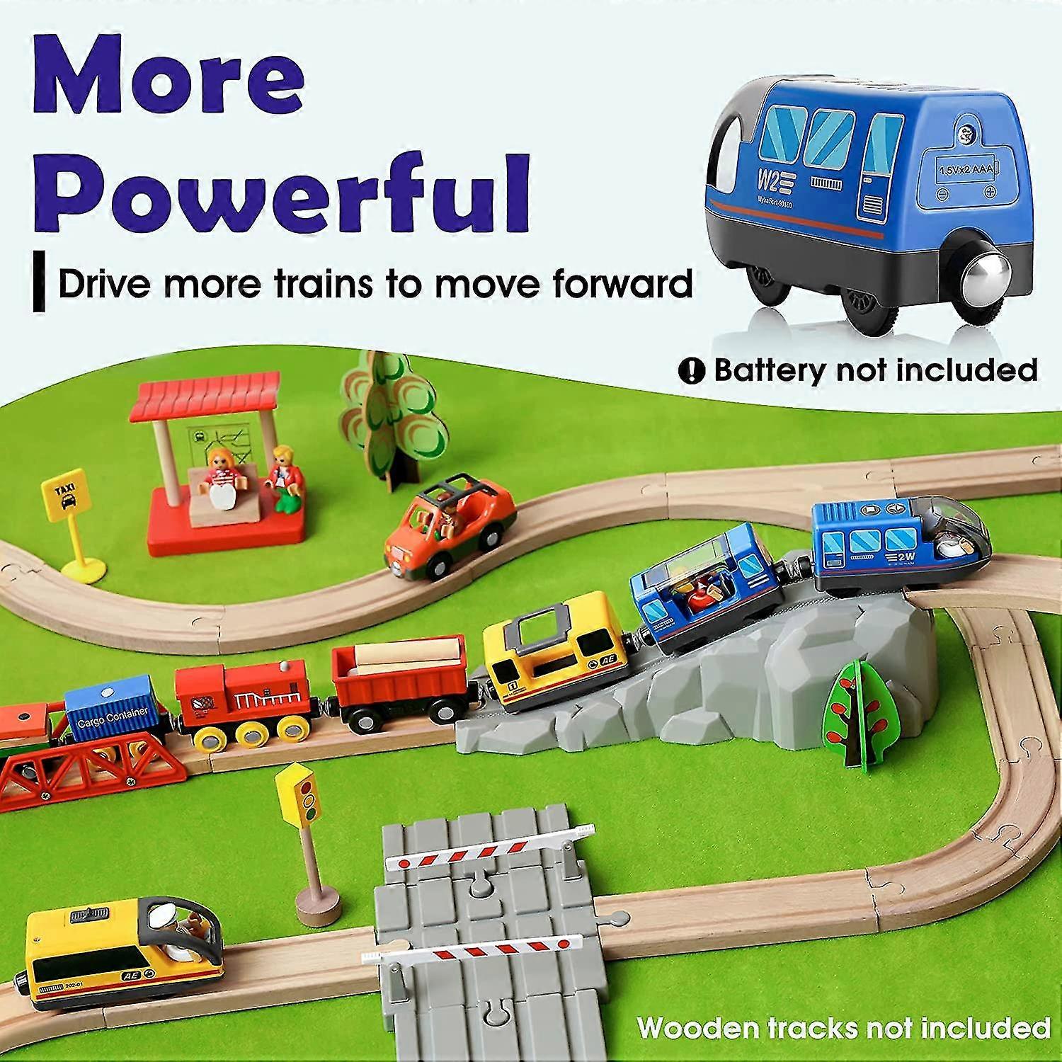 Battery Powered Locomotive Train - Train Set Compatible With Thomas ...