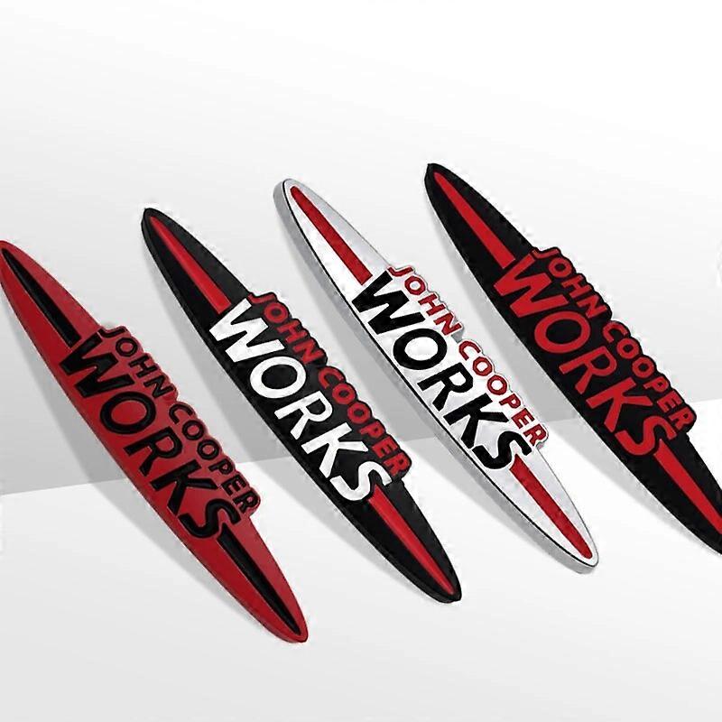 Car Interior Auto Metal John Cooper Works Grille JCW Logo Car 3D Badge ...