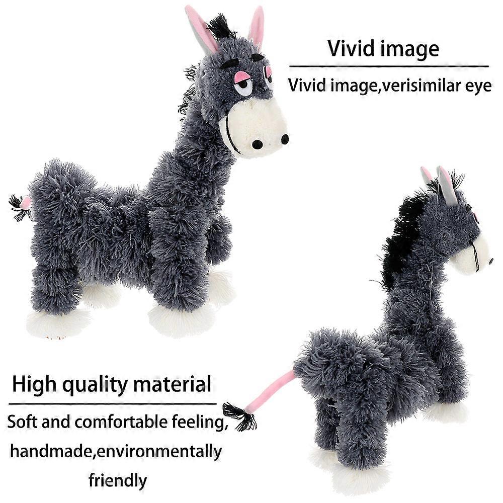 Funny Pull String Puppet Donkey Toys Cute Clown Marionette Doll Toy for ...