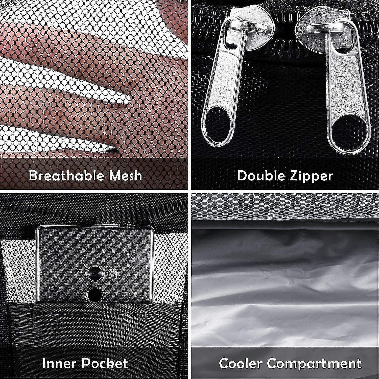 Mesh Beach Bags And Totes For Women, Max Capacity 17"x 15" X 6" Durable ...