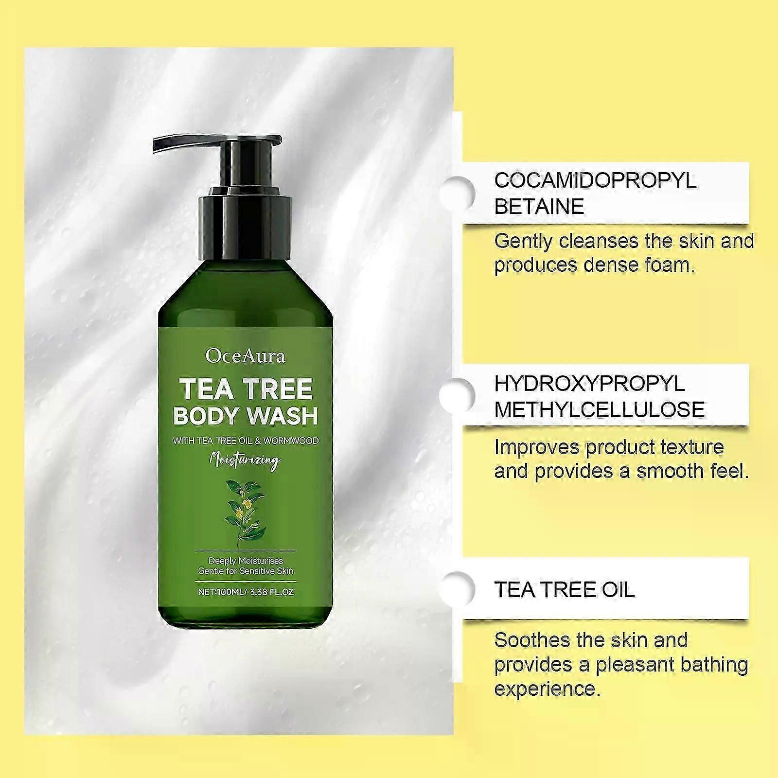 Tea Tree Body WashGentle Cleansing With Tea Tree Oil for Men ...