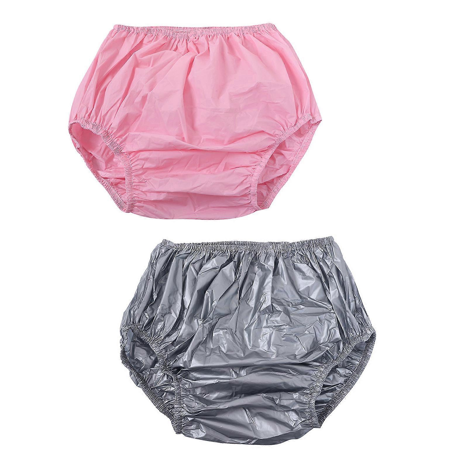 Leakproof Adult Diaper Cover Water Resistant Incontinence Underwear ...