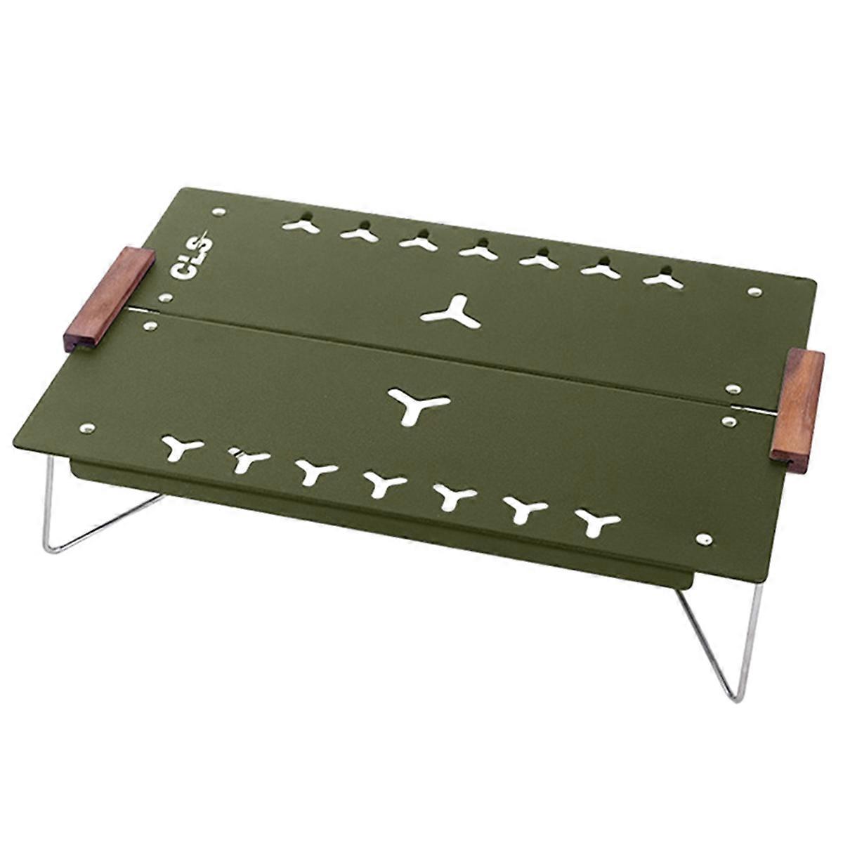 CLS Outdoor Single Folding Table Picnic Mini Tables-Army Green | Fruugo UK
