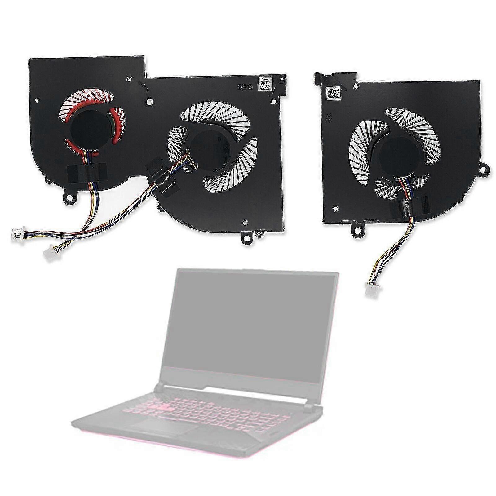 For Msi Gs65 Gs65vr Ms-16q2 Laptop Cpu Cooling Fan 5v 0.5a 4pin Gpu ...