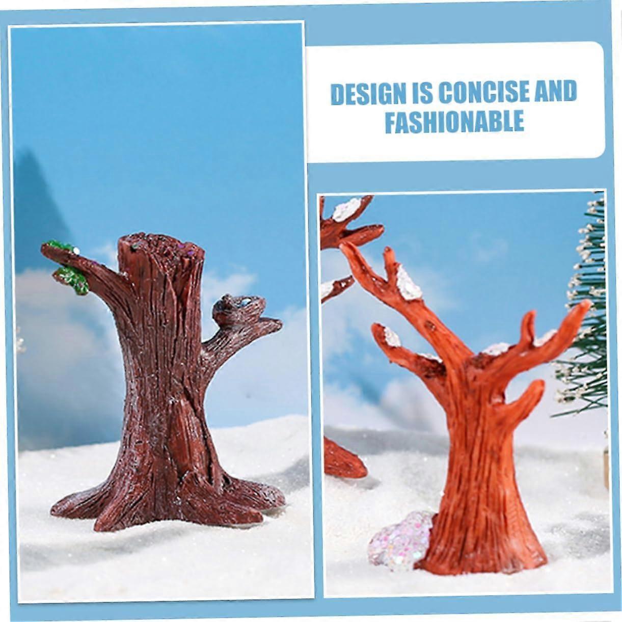 Model Trees Set Of 3 Miniature Artificial Trees For Sand Table Diorama ...