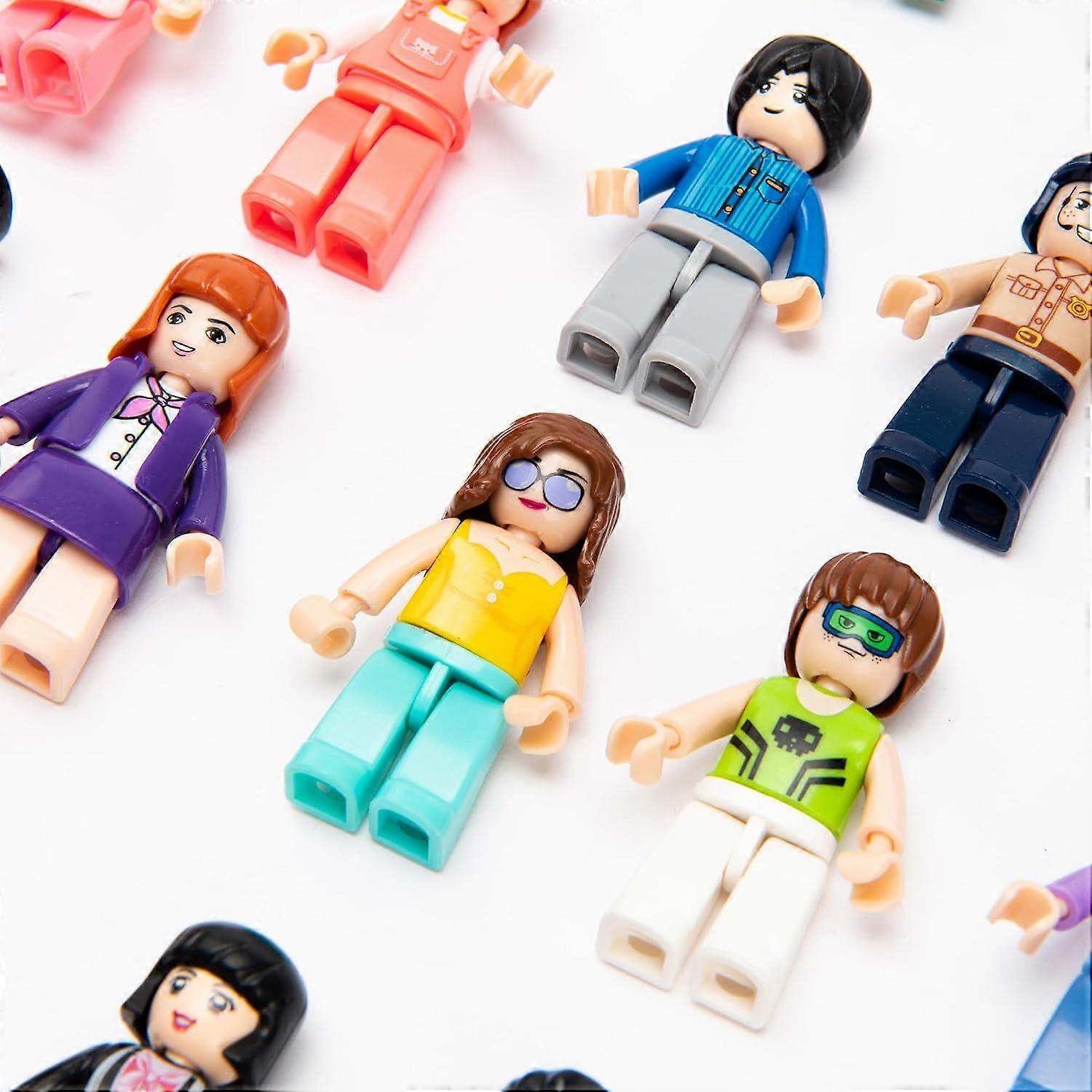 50 PCS Ramdom Minifigures, Mini Figure Toy, Building MINIFIG People ...