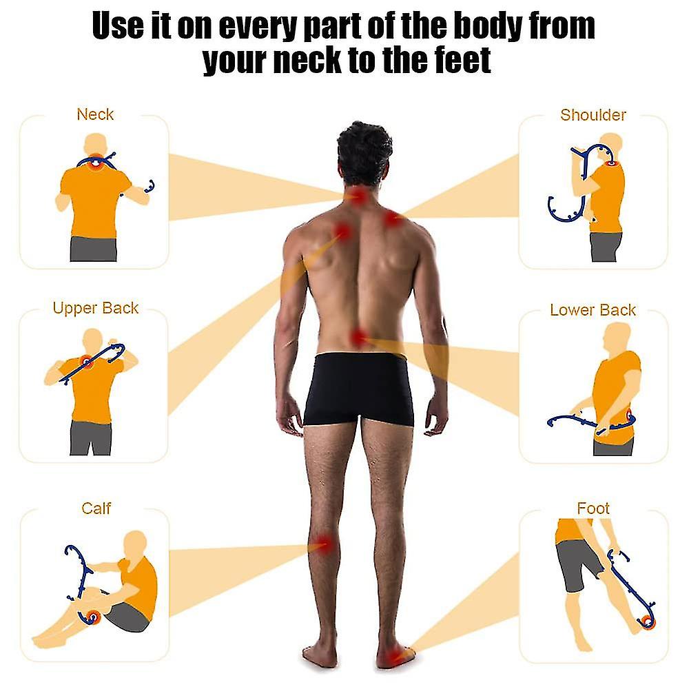 Trigger Point Massager - Therapy Cozy Massage Tool For Self Lower Back ...