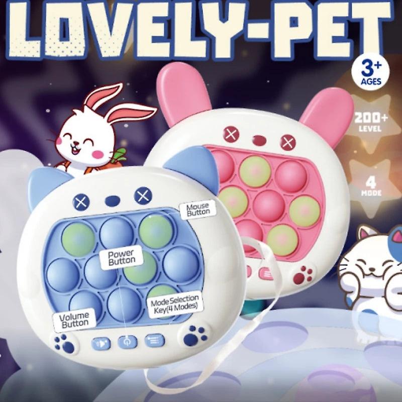 Pop Light Fidget Game Quick Push Bubble Game Handle Toys Boys & Girls ...